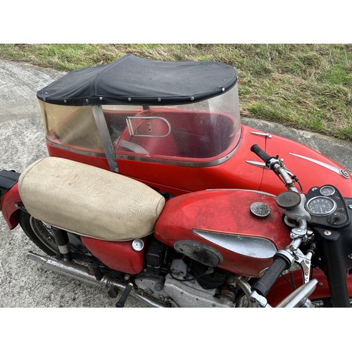 1956 Ariel Huntmaster with Watsonian Monza sidecar Being sold without ...