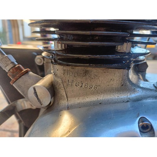 1968 Triumph T100 Daytona Registration number PAC 815F Frame number ...