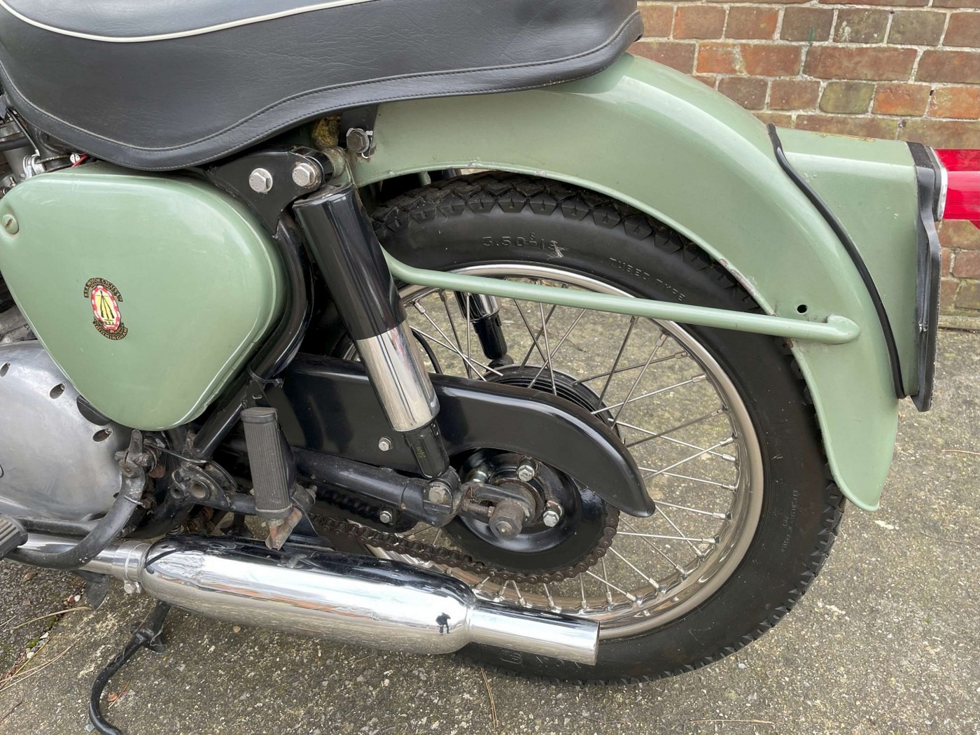 1960 BSA A7 Shooting Star Registration number 25 TEV (original) Frame ...