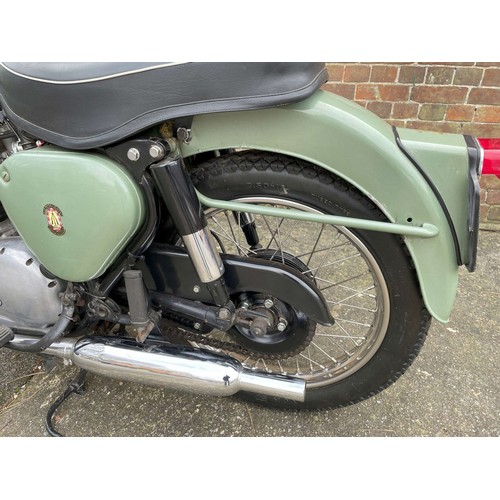 1960 BSA A7 Shooting Star Registration number 25 TEV (original) Frame ...