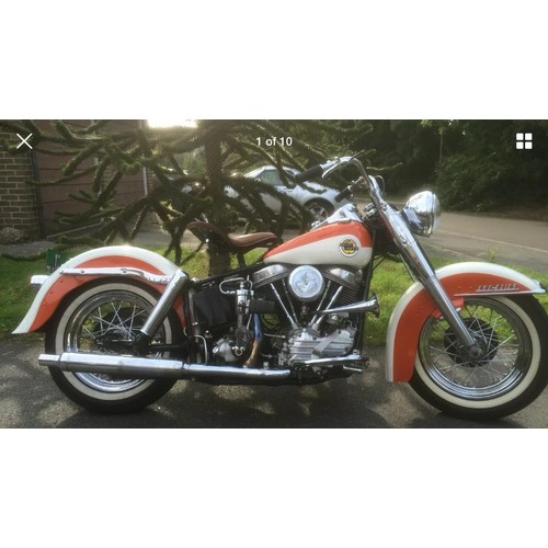 1958 Harley Davidson Panhead DuoglideRegistration number 922 YURFrame ...