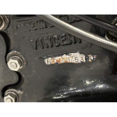 1951 Vincent Rapide Series CRegistration number LXF 617Frame number ...