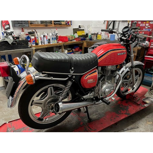 1978 Honda CB400A HondamaticRegistration number X954 YOOFrame ...