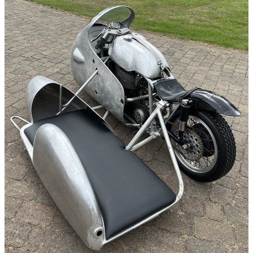 1958 Norton Manx sidecar outfit ex-Cyril SmithFrame number 2504Engine ...