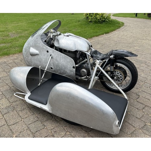 1958 Norton Manx sidecar outfit ex-Cyril SmithFrame number 2504Engine ...