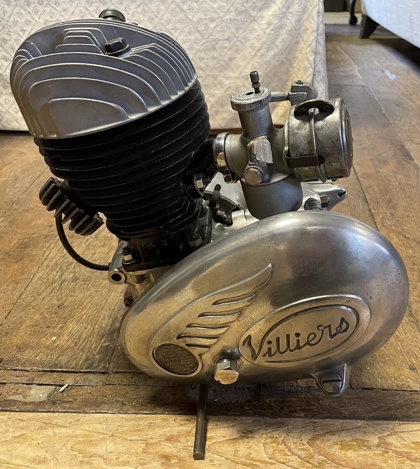 Villiers 197cc engine 6E, totally rebuilt with new bearings, seals etc ...