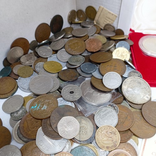 A frame of pre-decimal currency of Great Britain, 1953-1971, and a ...