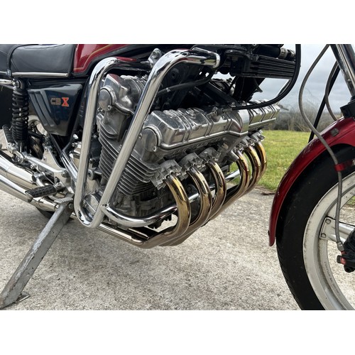 1981 Honda CBX 1000Registration number EOR 736WFrame number CB120 ...