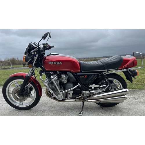 1981 Honda CBX 1000Registration number EOR 736WFrame number CB120 ...