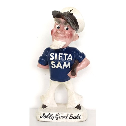 A Sifta Sam advertising figure, of a sailor, with motto, Jolly Good ...