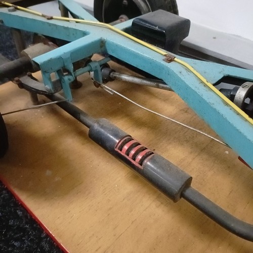 A German VVR 100 cutaway car, with moving parts, on a base, 98 cm ...