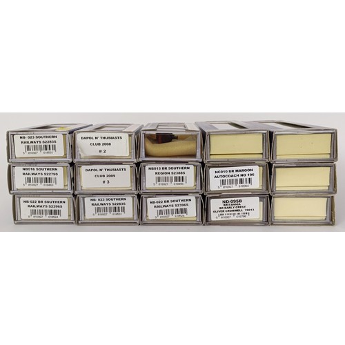 A N-Gauge Dapol Model Railways 4-6-2 locomotive and tender, boxed and ...