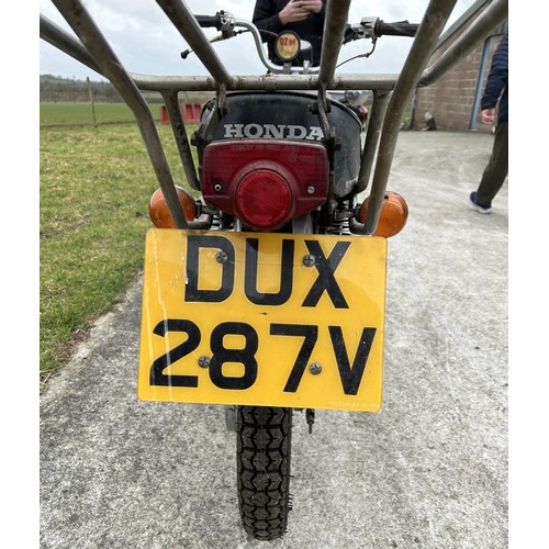 1979 Honda CG125Registration number DUX 287VFrame number CG125 ...