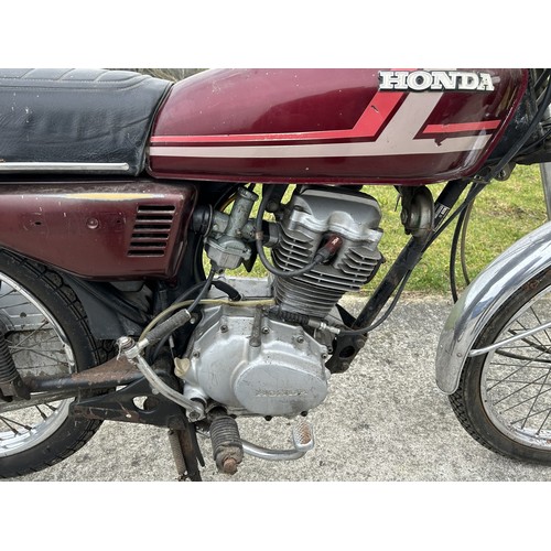 1979 Honda CG125Registration number DUX 287VFrame number CG125 ...