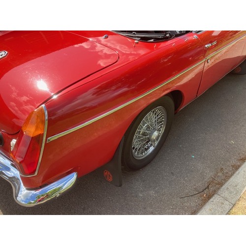1972 MGB RoadsterRegistration number BBO 348LChassis number ...