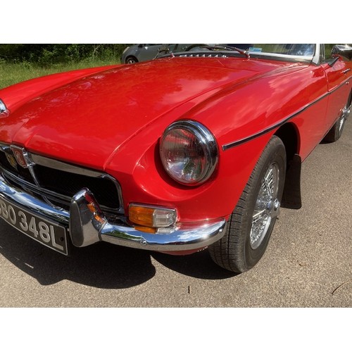 1972 MGB RoadsterRegistration number BBO 348LChassis number ...