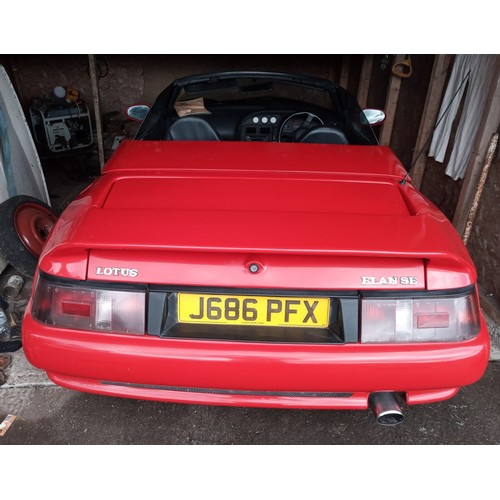 1991 Lotus Elan SERegistration number J686 PFXChassis number ...