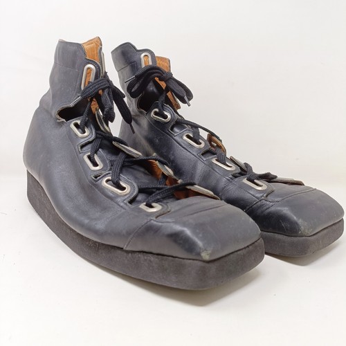 Tom Robinson: A pair of stage worn leather shoes by Vivienne ...