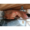 An MGA roadster shell, and an MGA chassis (2)