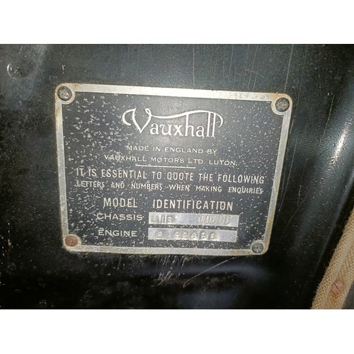 1939 Vauxhall 10 H-Type Registration number DSP 86Chassis number H1319606Engine number 22496A time w