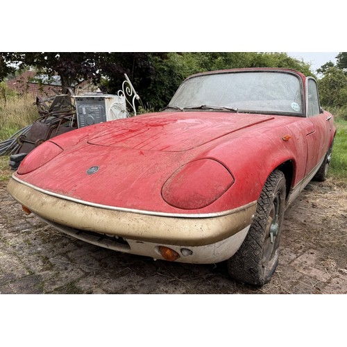1972 Lotus Elan 4 Sprint Convertible ProjectRegistration number CNK ...