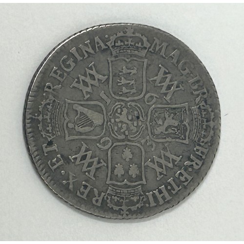 A William & Mary shilling, 1693