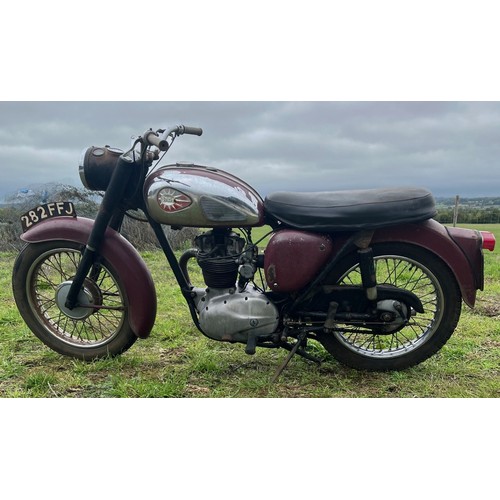 1962 BSA C15Registration number 282 FFJFrame number C15-36300Engine ...