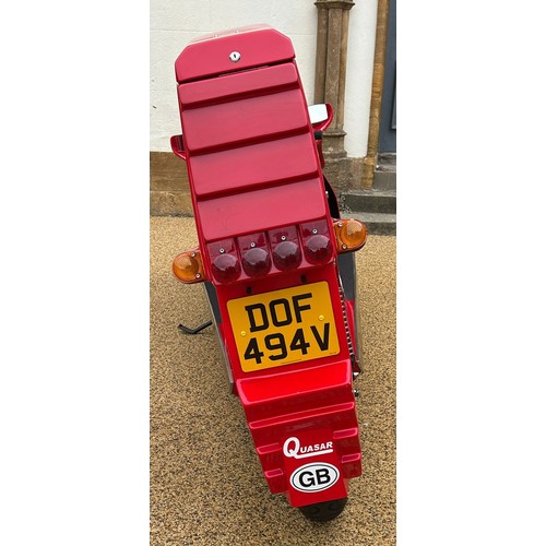 1980 Quasar Mk II SuzukiRegistration number DOF 494VFrame number ...