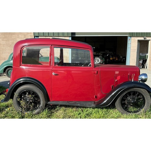 1936 Austin 7 Ruby SaloonRegistration number BFJ 651Chassis number ARQ ...