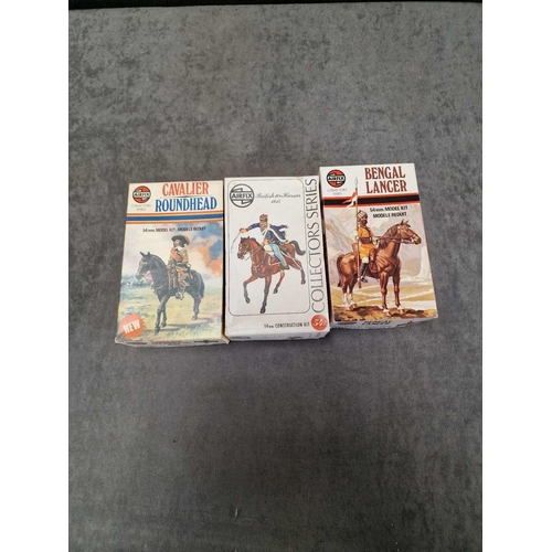 3x Airfix model Kits 54mm in boxes, comprising of; #02551-9 British ...