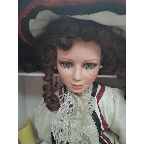 The Knightsbridge Collection Porcelain Dolls 1X 70Cm Porcelain Doll In Box