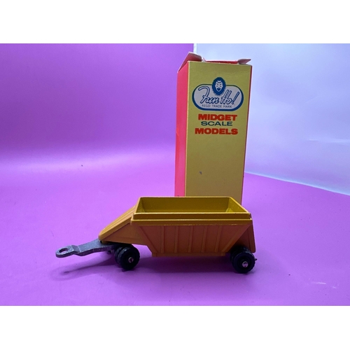 Fun Ho Midget Scale Models No 52 Tractor Sand Trailer in yellow and ...