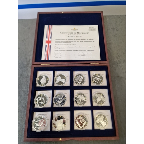 Windsor Mint Battle Of Britain Complete Set 12 Coins Limited Edition ...