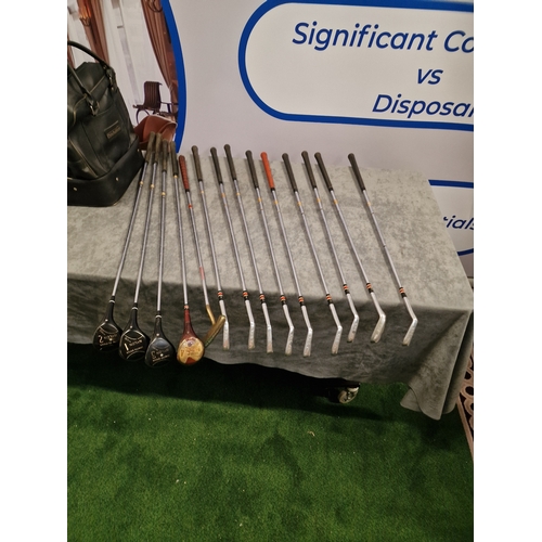 A Set Of Dunlop Peter Thomson Golf Clubs Comprising Of 2 - 4 - 5 - 6 ...