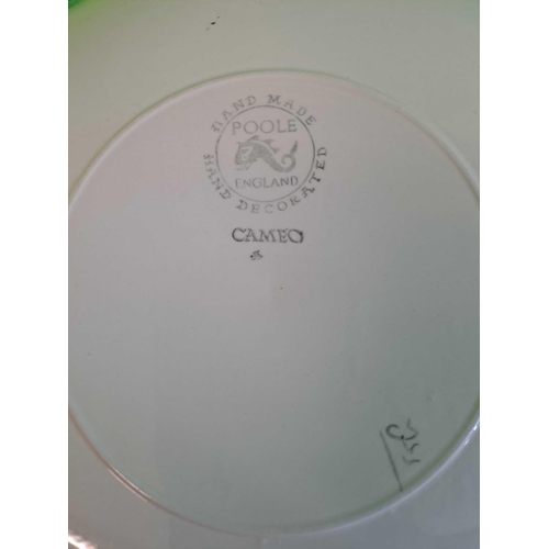 Hand Made And Hand Decorated Plate Manufactured By Cameo