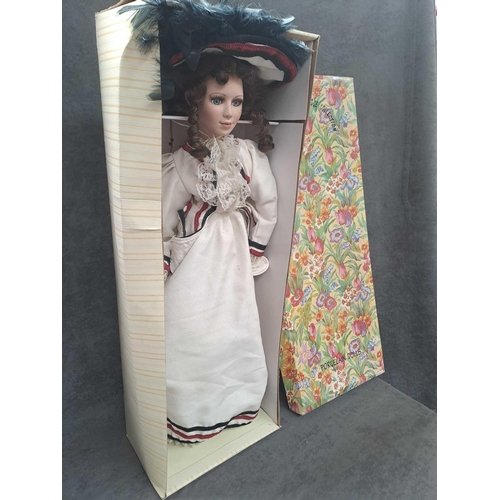 The Knightsbridge Collection Porcelain Dolls 1X 70Cm Porcelain Doll In Box