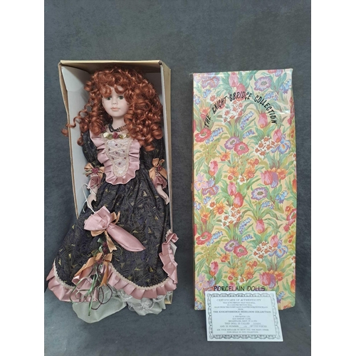 The Knightsbridge Collection Porcelain Dolls 1X 70Cm Porcelain Doll In ...