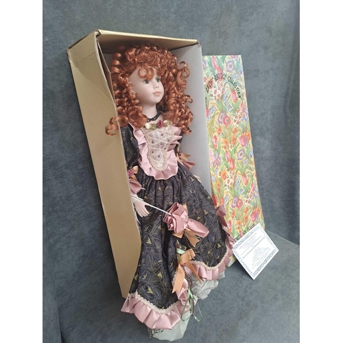 The Knightsbridge Collection Porcelain Dolls 1X 70Cm Porcelain Doll In ...