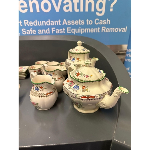 Spode tea and coffee set No 629599 Chinese Rose comprising of coffee ...