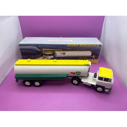 French Dinky 887, BP articulated fuel tanker, mint in box 1963-71.