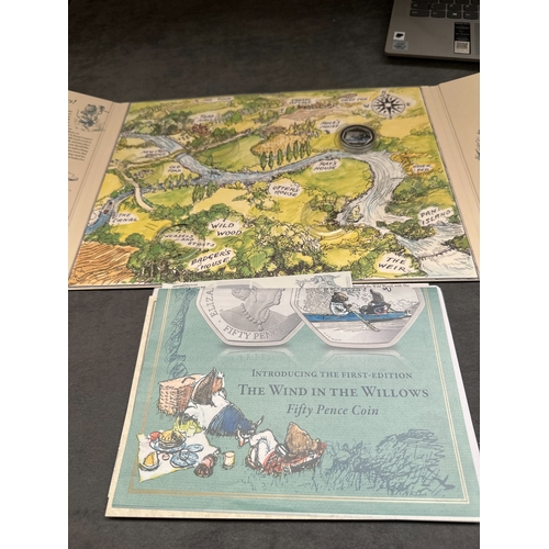 The Bradford exchange wind in the Willows coin set with one coin only ...