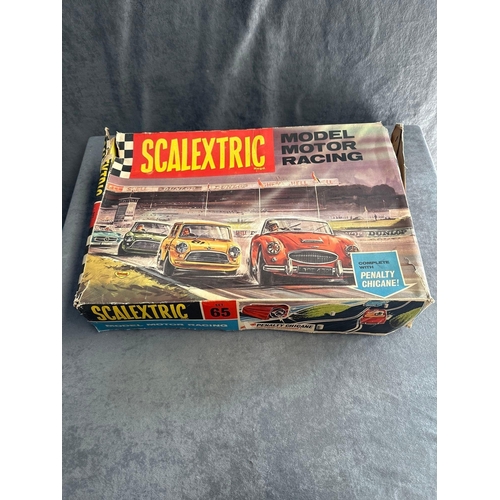 Triang Scalextric set 65 model motor racing