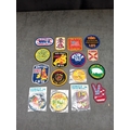 Lot of 16 Sew on badges as pictured