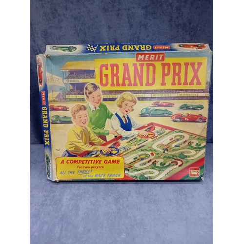 Grand Prix game made by Merit in original box as pictured
