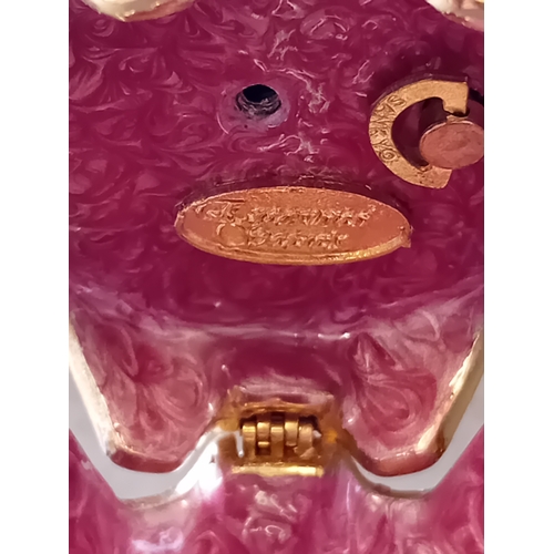 Emerald secrets Faberge egg style Music box As pictured&