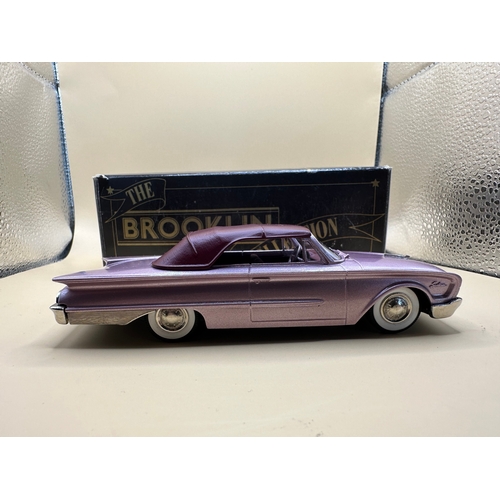 A Brooklin BRK 37 1960 Ford Sunliner Convertible diecast model. The ...
