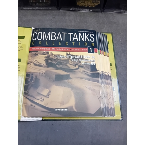 A collection of 15 De Agostini 'The Combat Tanks Collection' miniature ...