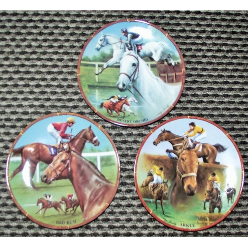 3x banbury mint horse racing plates Arkle, Red rum , Desert orchid