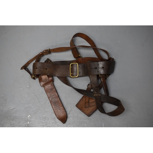 British army officers Sam Brown belt