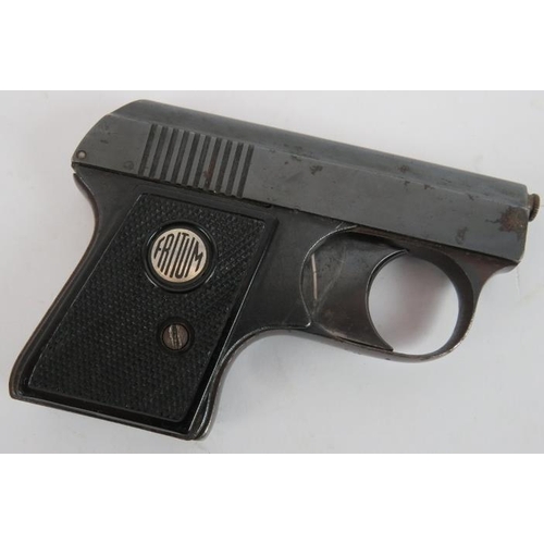 An antique starter pistol by Fritum, (no certificate required).